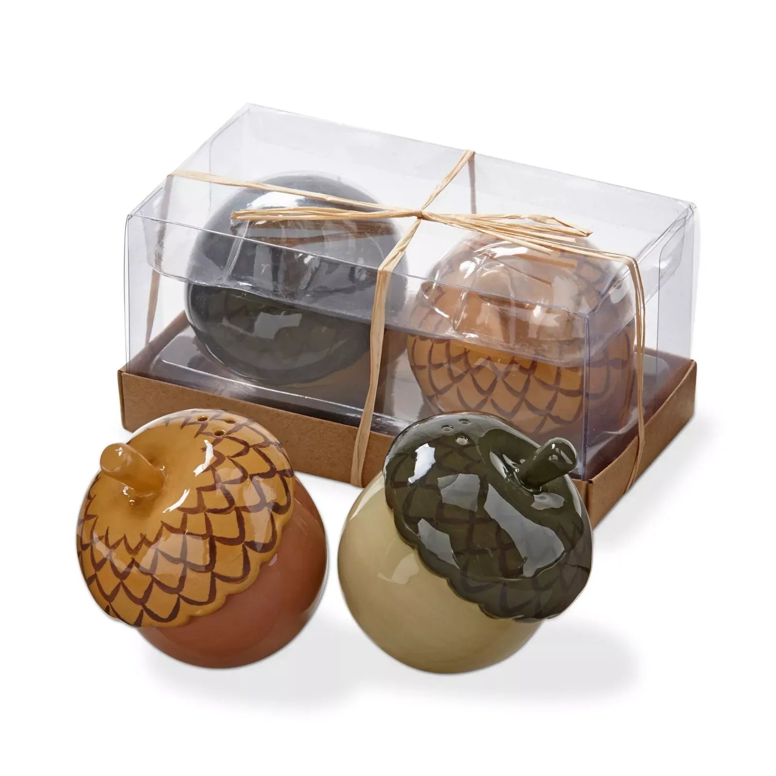 ACORN SALT AND PEPPER SHAKER SET EARTHENWARE – Shop Daisy Lane