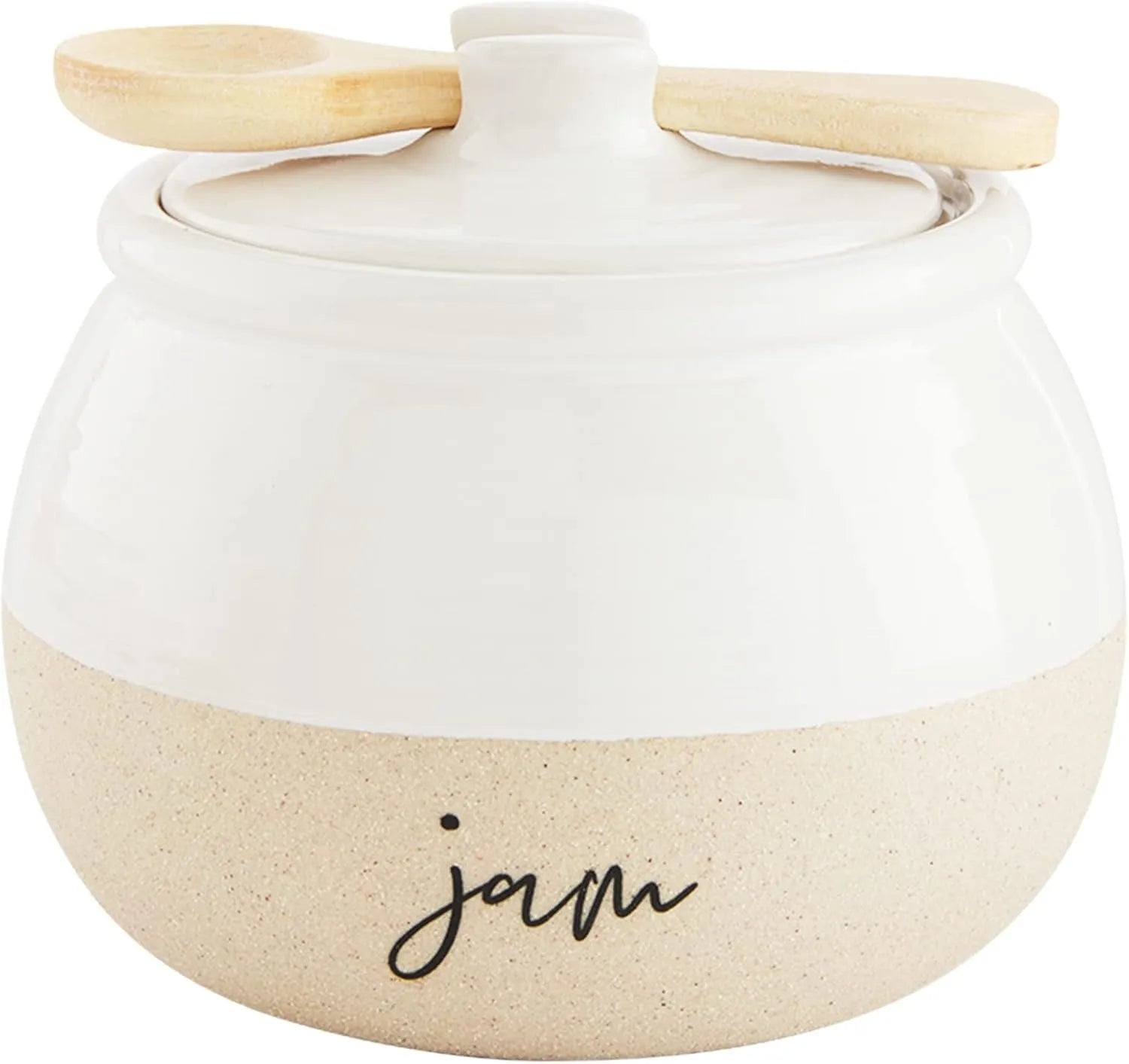 STONEWARE JAM JAR SET WITH WOODEN SPOON | SHOP DAISY LANE – Shop Daisy Lane
